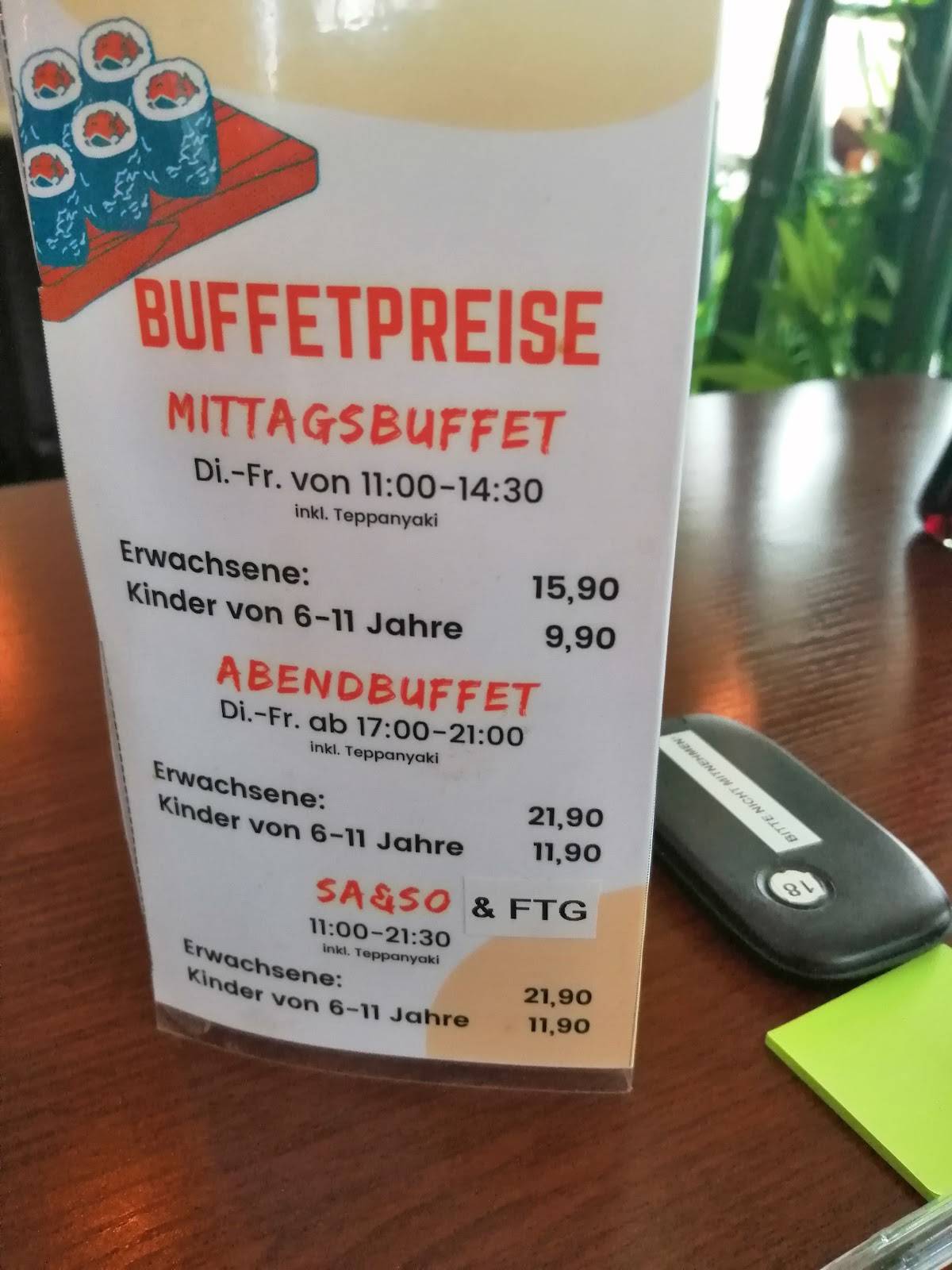 Speisekarte von KOY restaurant, Wiener Neustadt