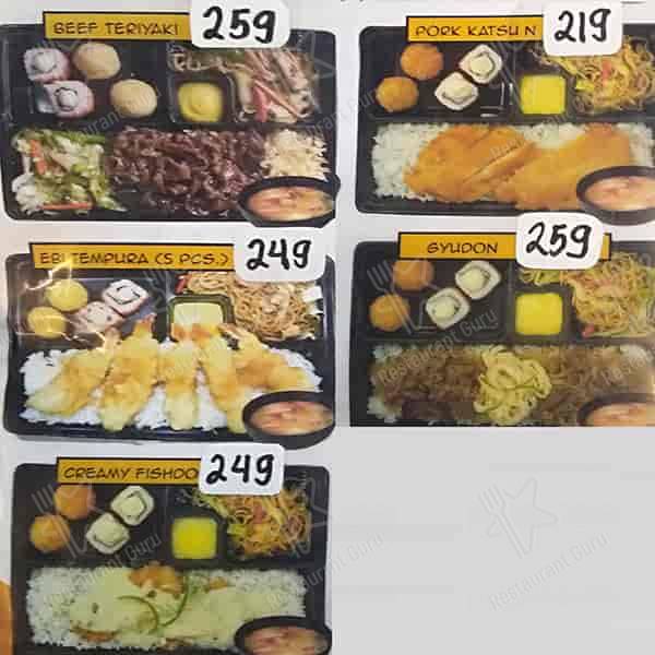 Menu at Karate Kid fast food, Mandaluyong, Bldg A SM Megamall