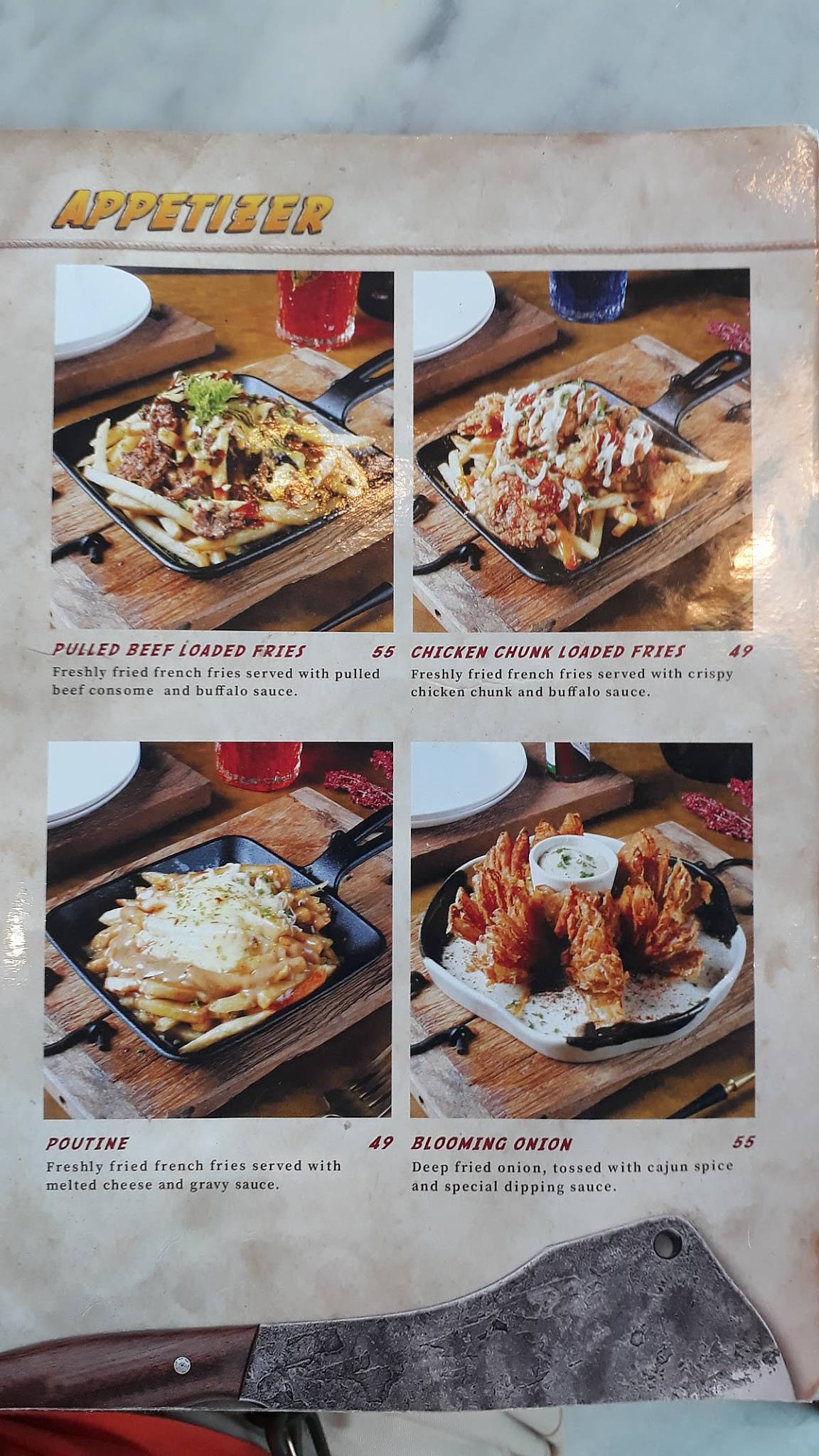 Menu at Karnivor Kota Kasablanka restaurant, South Jakarta, Jl. Raya ...