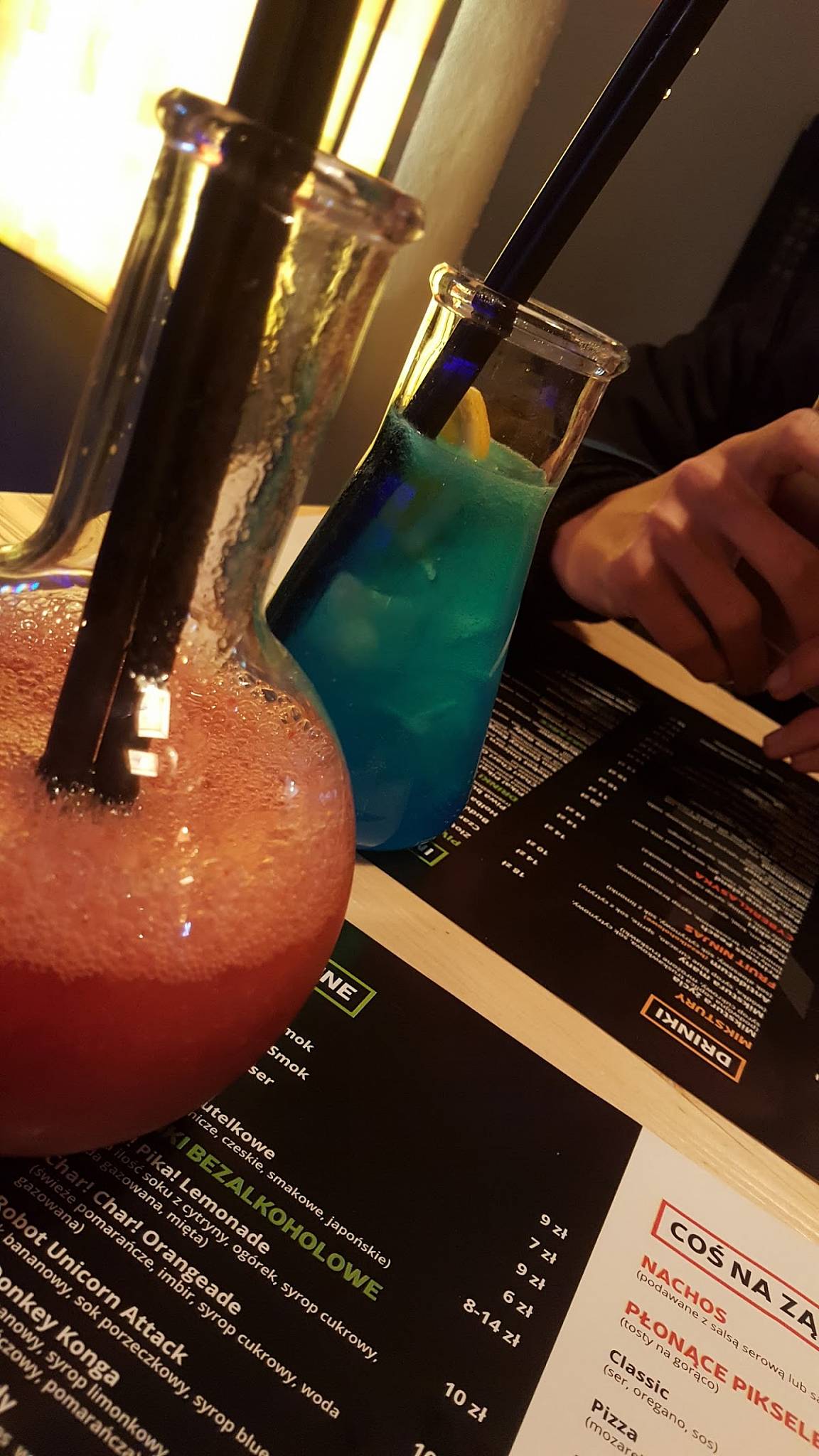 Menu at Cybermachina pub & bar, Katowice