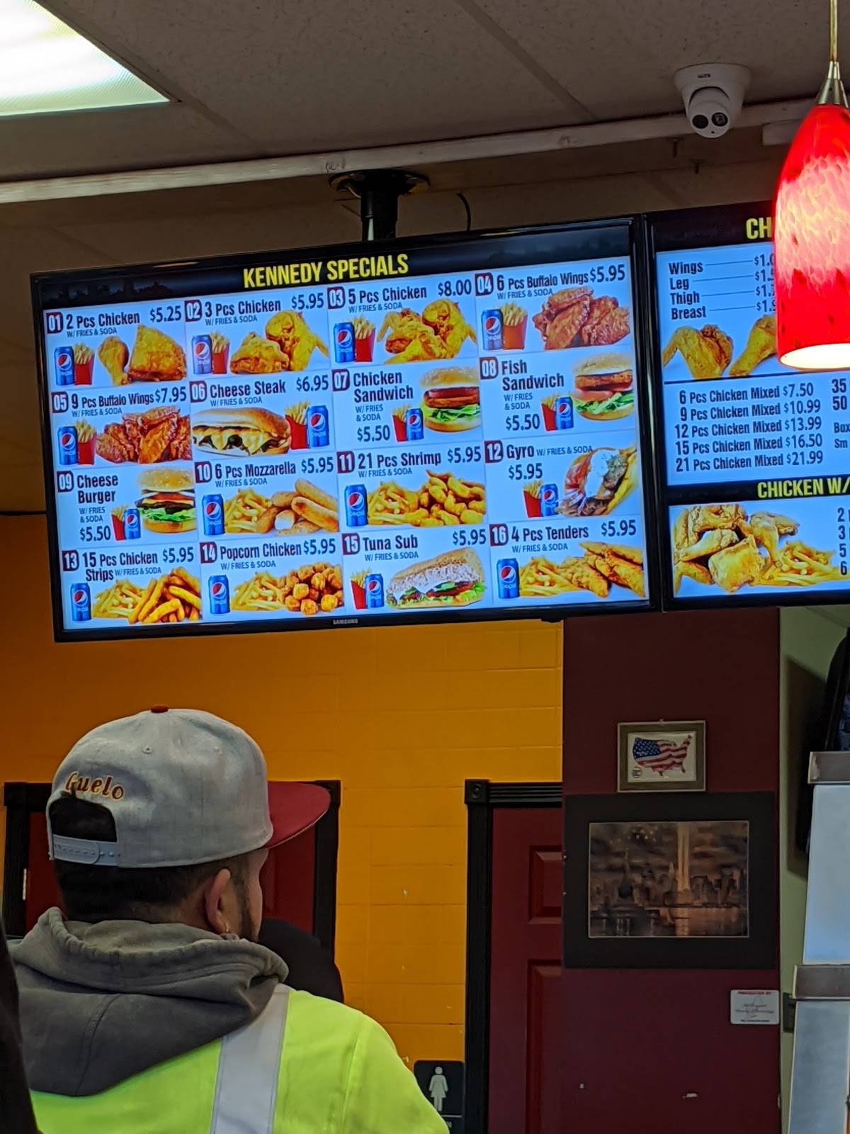 Menu at Kennedy Fried Chicken - Sunny’s restaurant, Holyoke