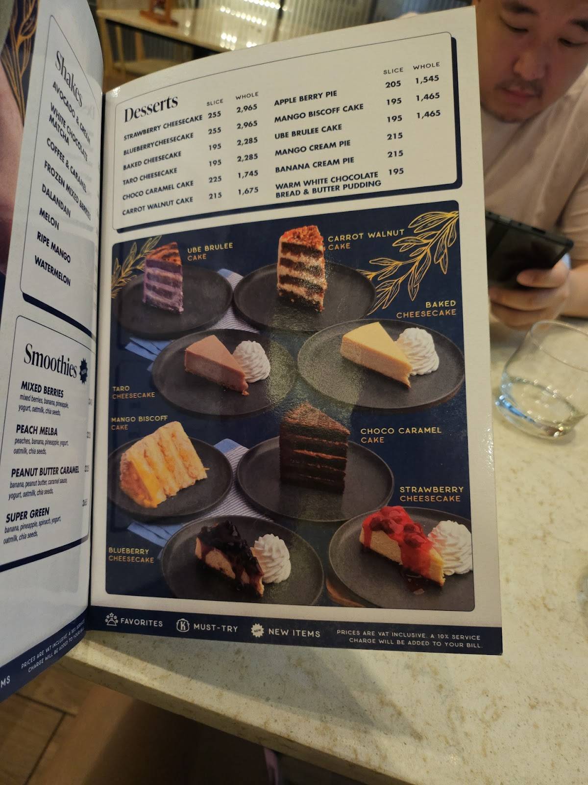 Menu at Kettle restaurant, San Juan