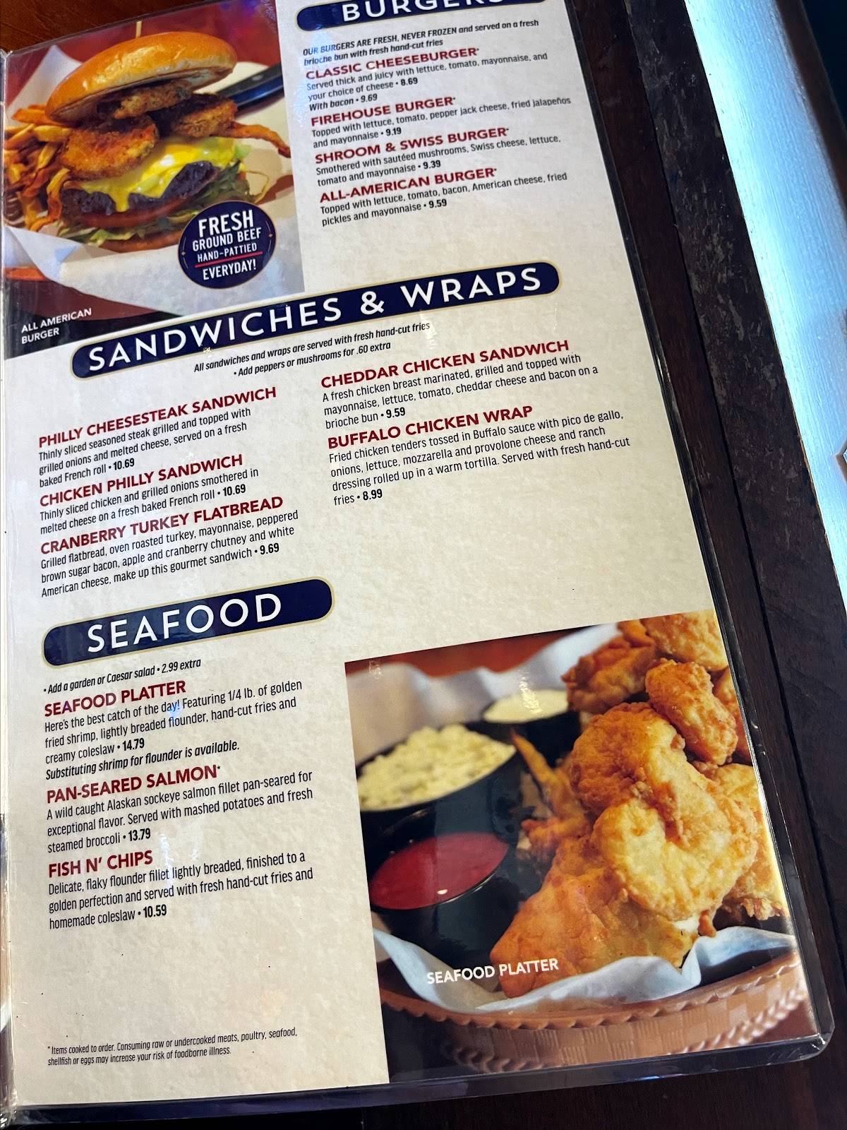 Menu at Kickback Jack's High Point pub & bar, High Point