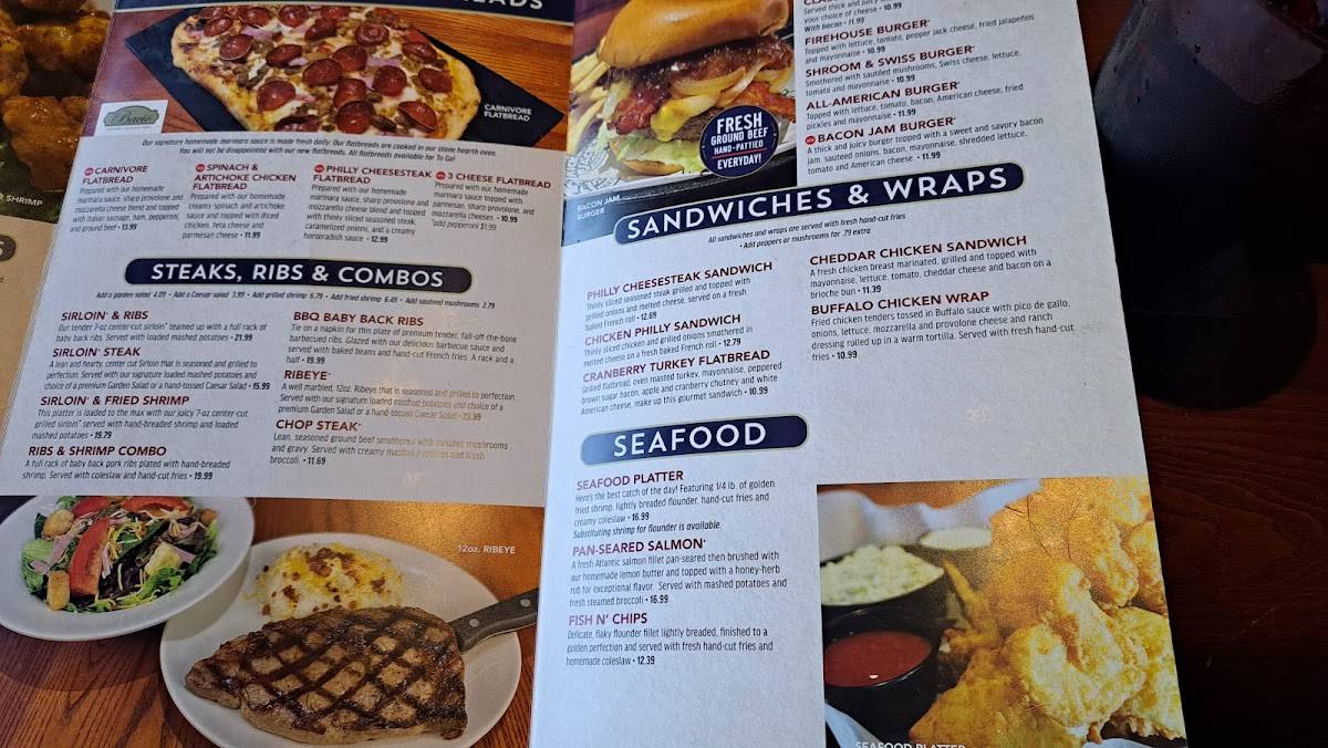 Menu at Kickback Jack's High Point pub & bar, High Point