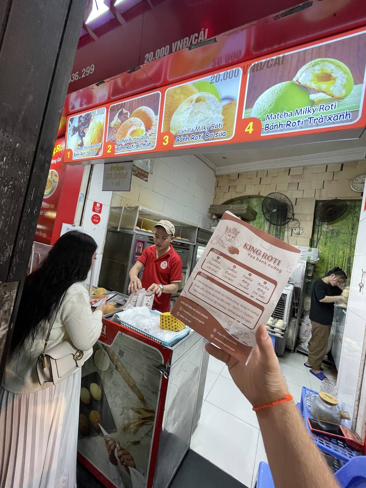 Menu at King Roti - Hàng Gai fast food, Hanoi, 34 P. Hàng Gai