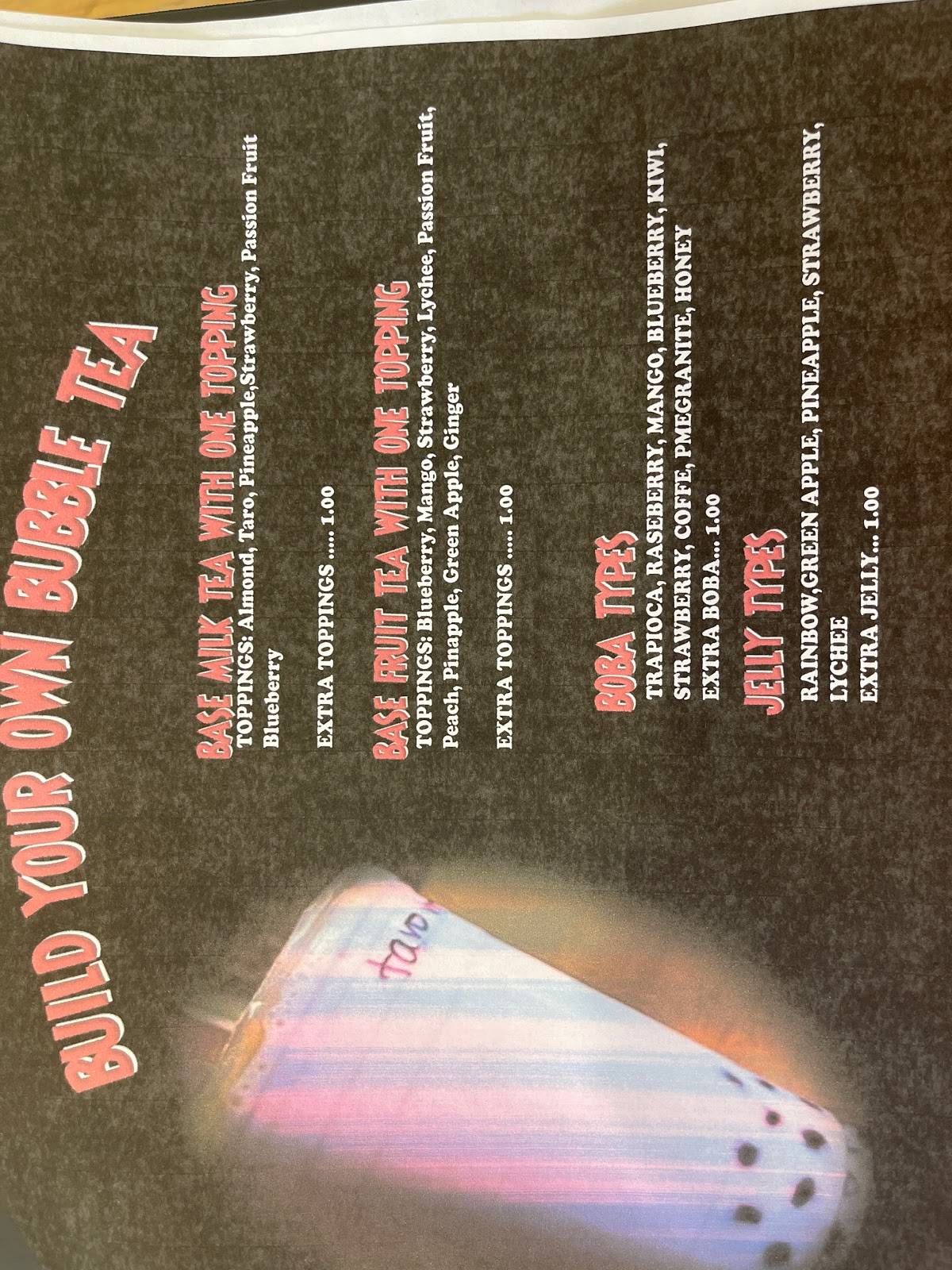 Menu at Kool Treat restaurant, Christina Lake, 1967 Kool Treat Frontage Rd