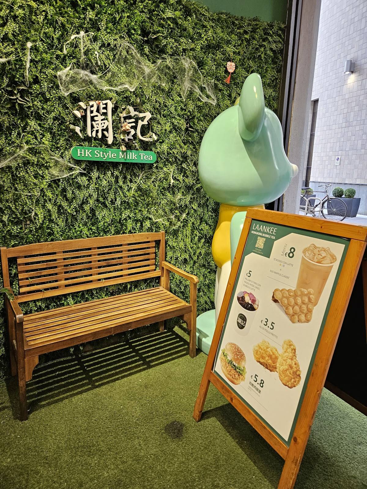 Menu at LAANKEE Hongkong Milk Tea desserts, Milan