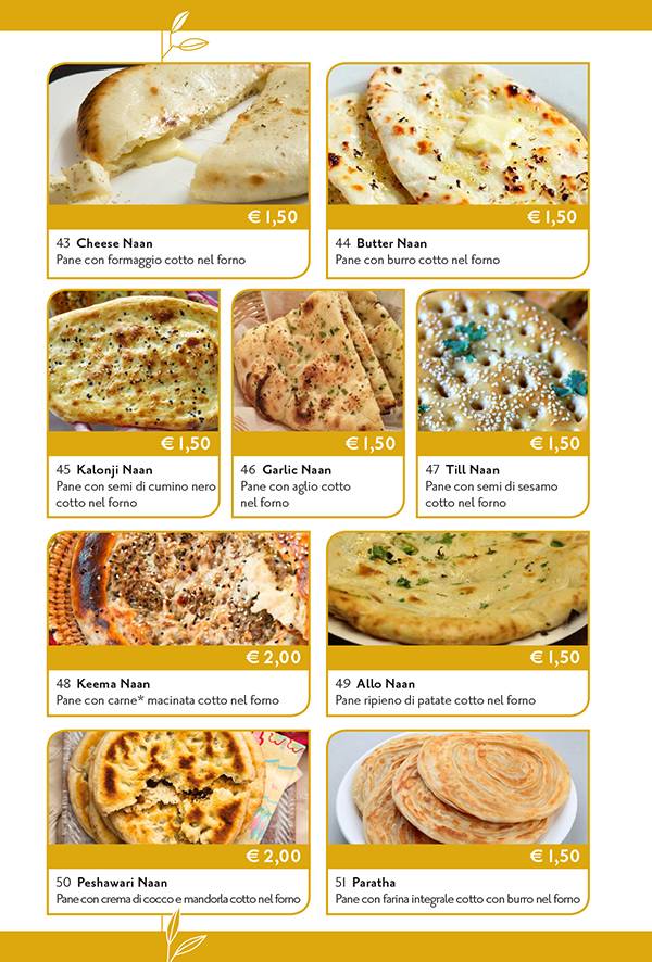 Menu da L'Angolo Orientale - (Halal) Indian/Pakistani - (ALL YOU CAN ...