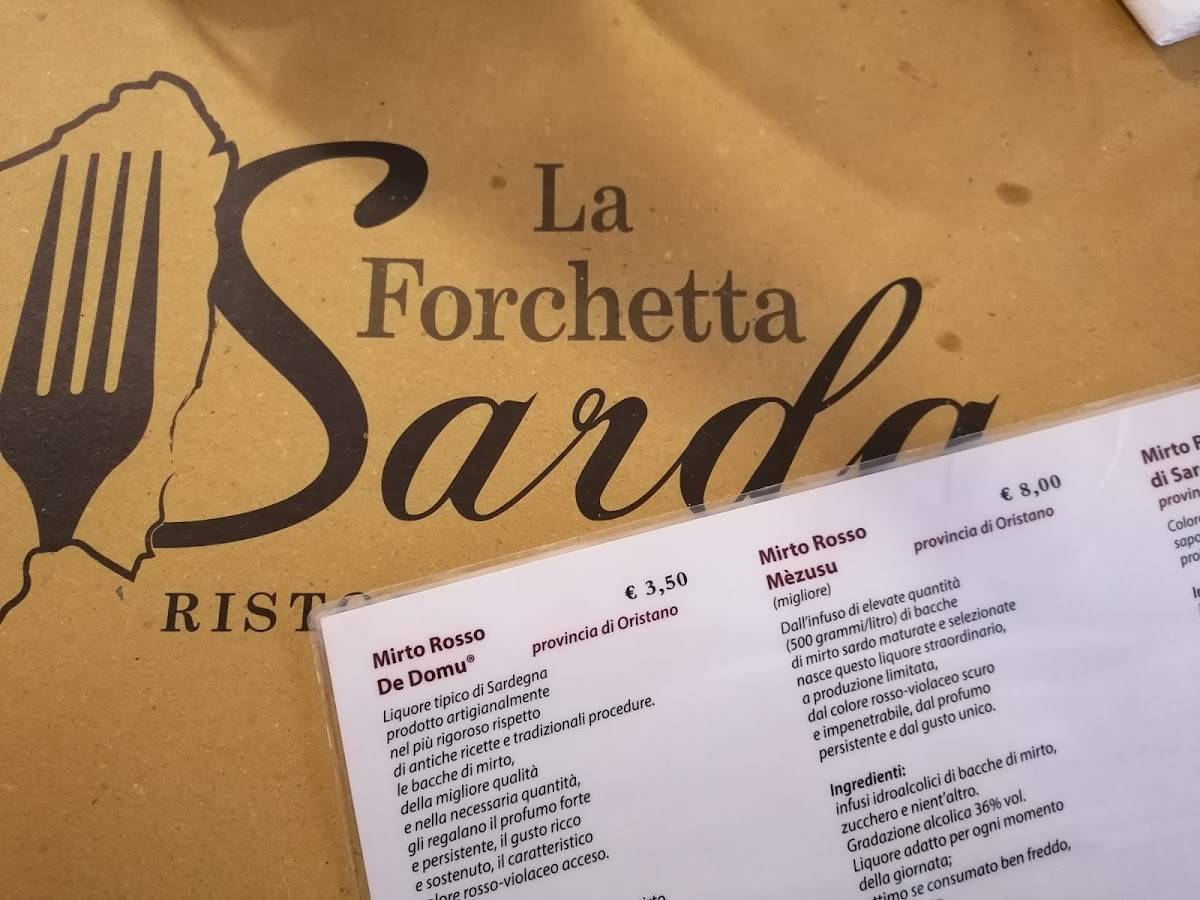 Menu da La Forchetta Sarda ristorante, Viterbo