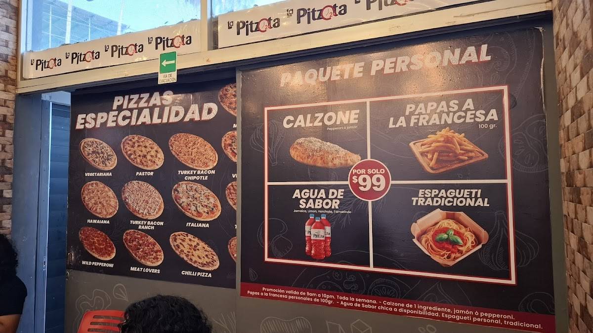 Carta del restaurante La Pitzota, Tampico
