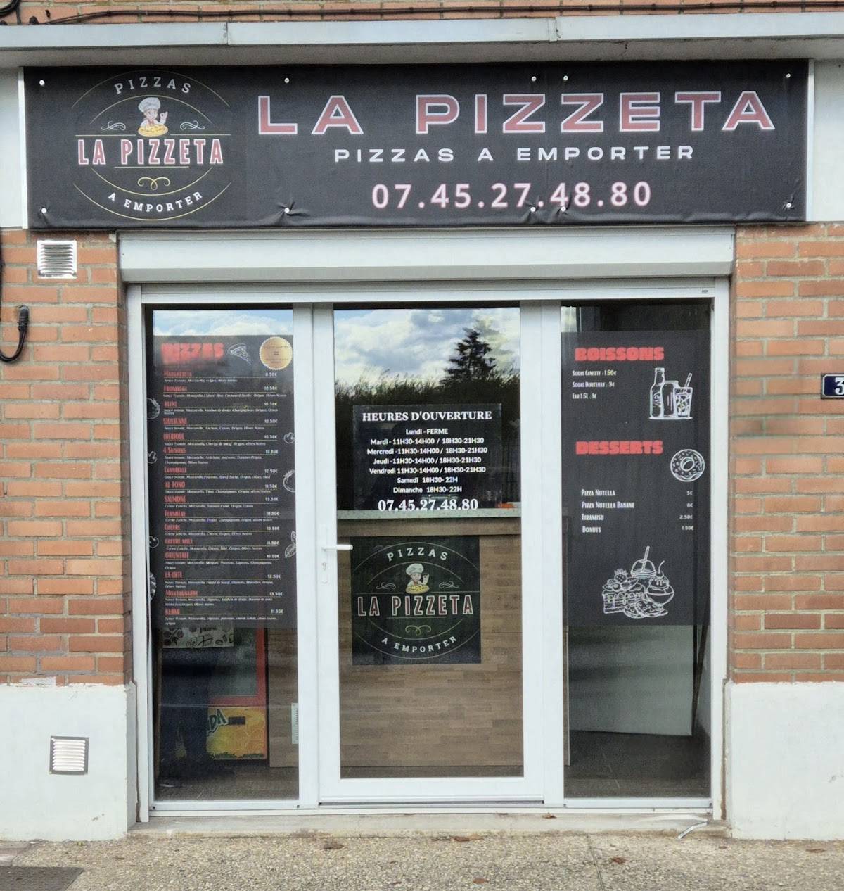 Menu au La Pizzeta restaurant, Courcelles-lès-Lens