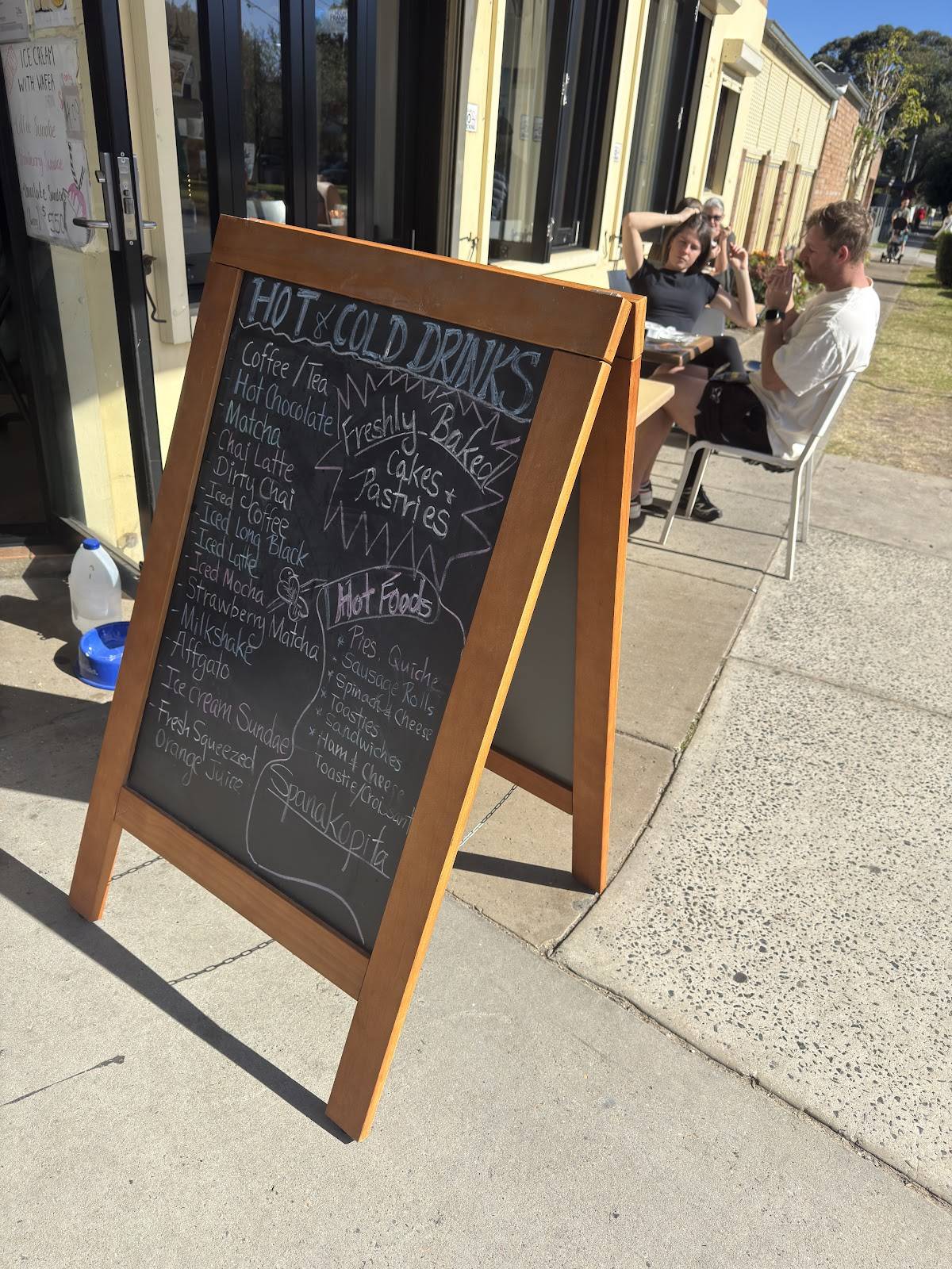 Menu at La Promenade Patisserie restaurant, Sans Souci