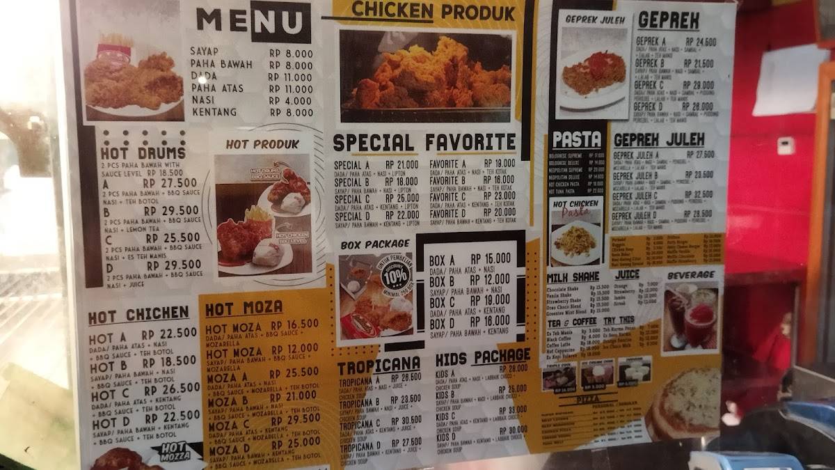 Menu at Labbaik Chicken Soreang restaurant, Bandung, Jl. Terusan Al ...
