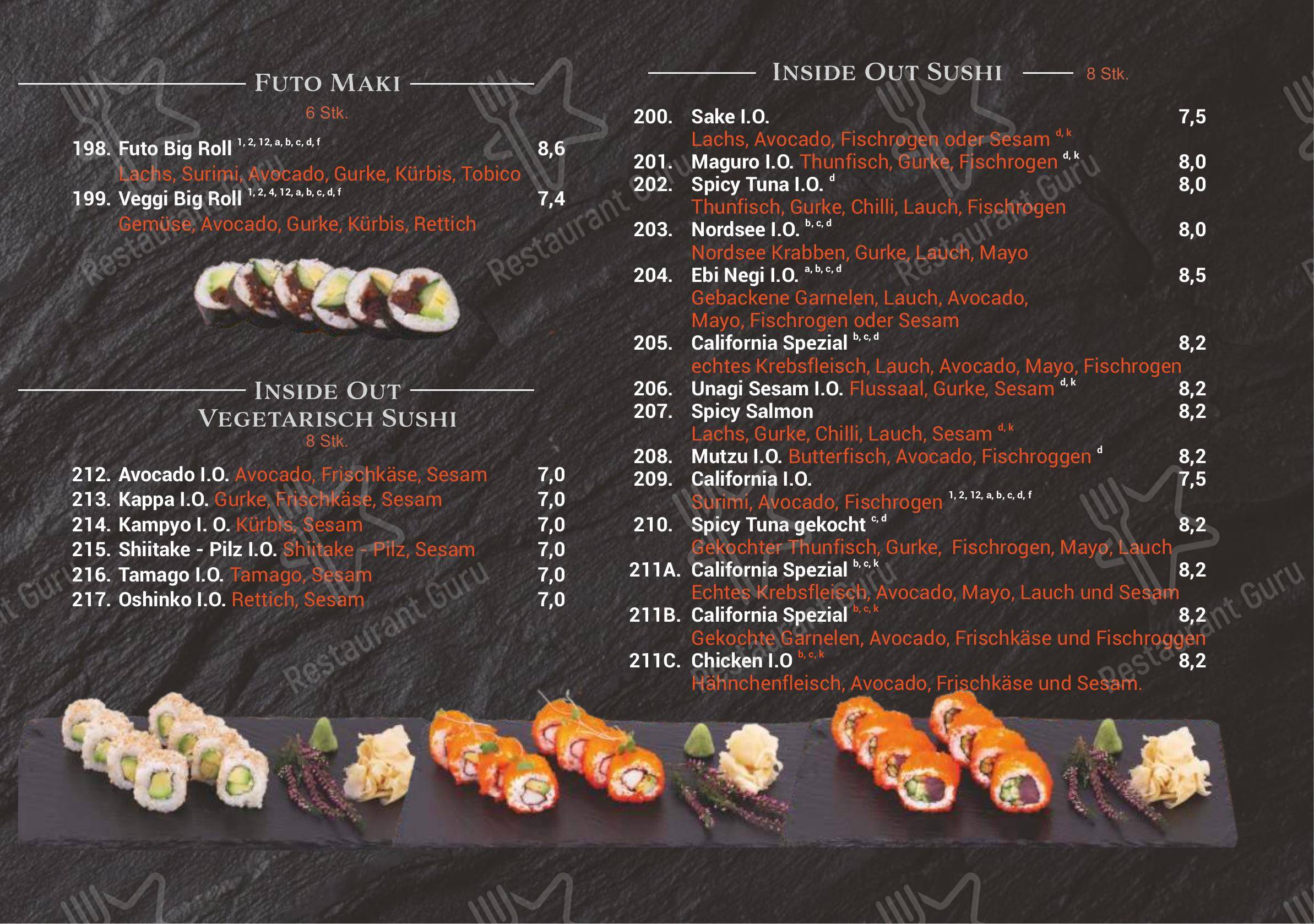 Speisekarte von Miss Hoi An – Asian Restaurant, Landau an der Isar
