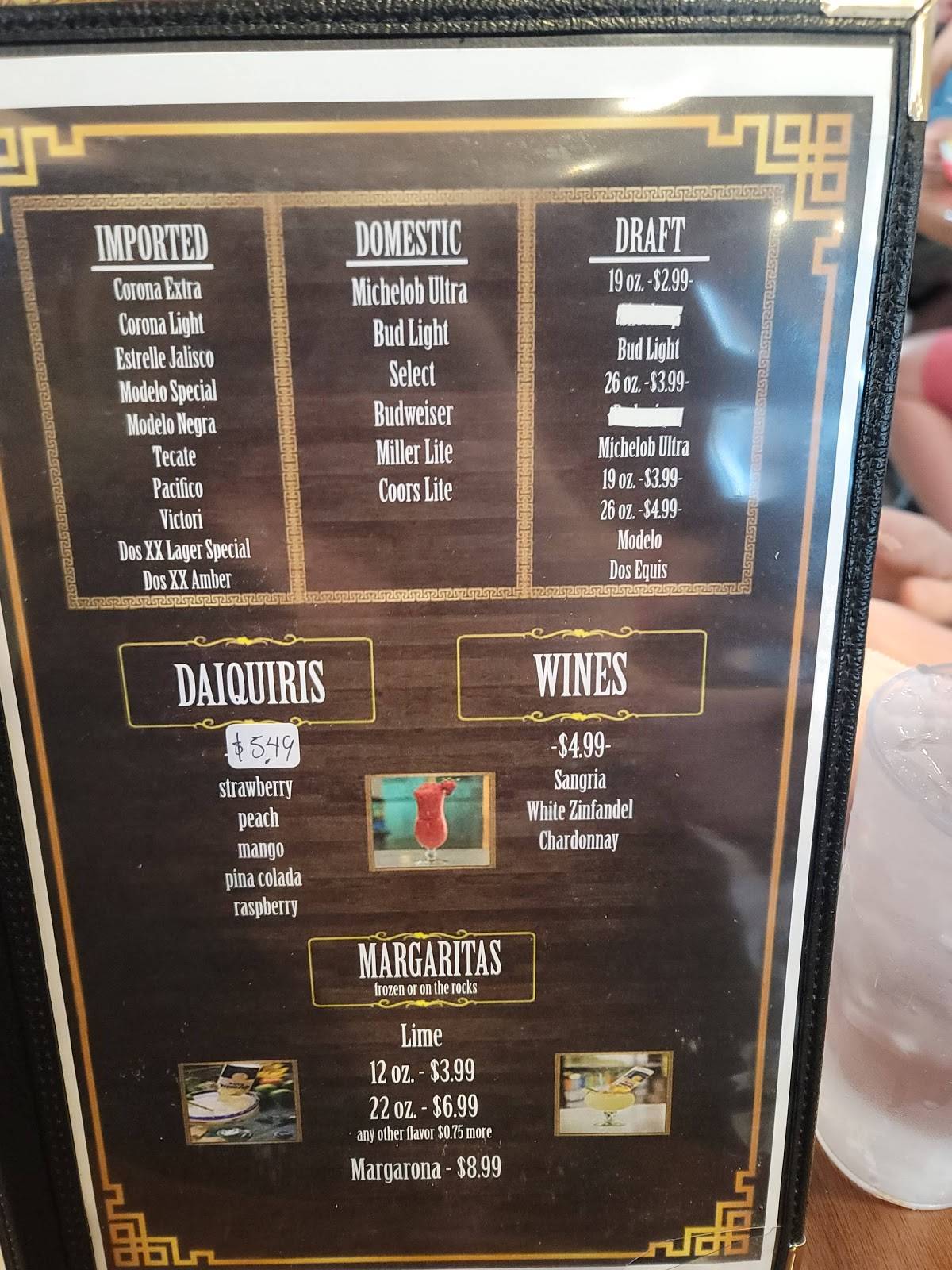Menu at Las Brisas Authentic Mexican Restaurant, Pevely