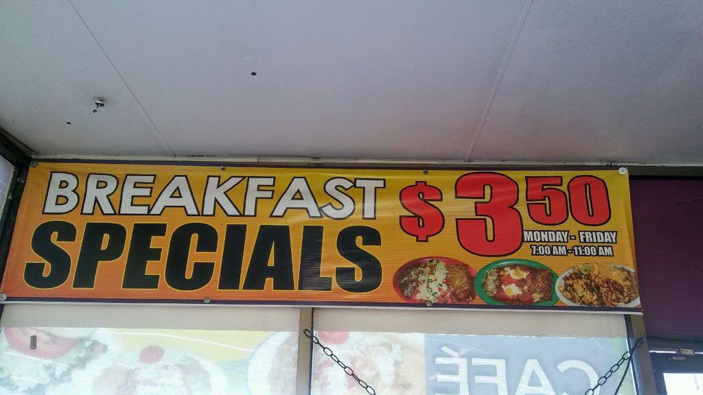 Menu at Good Luck Cafe, Las Cruces