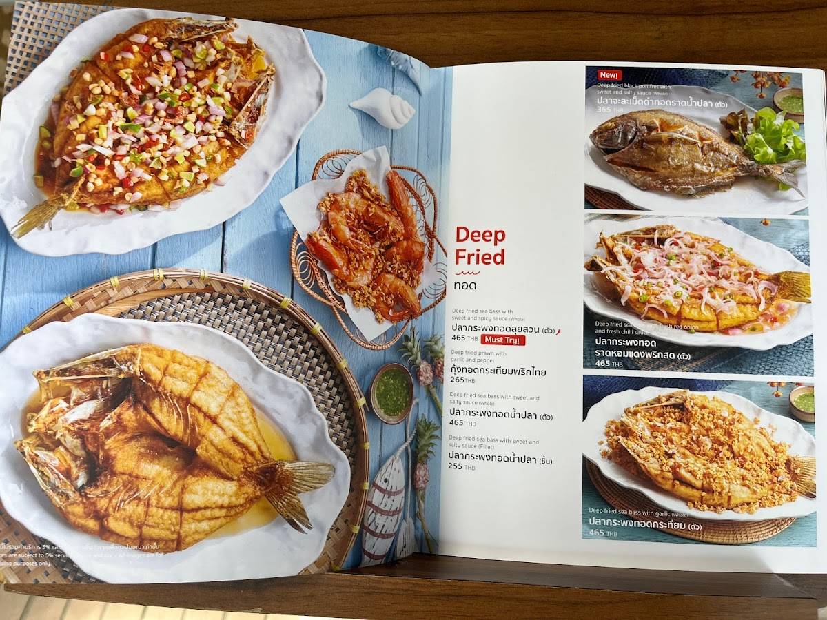 Menu at lay lao - Silom restaurant, Bangkok, 56 Si Lom