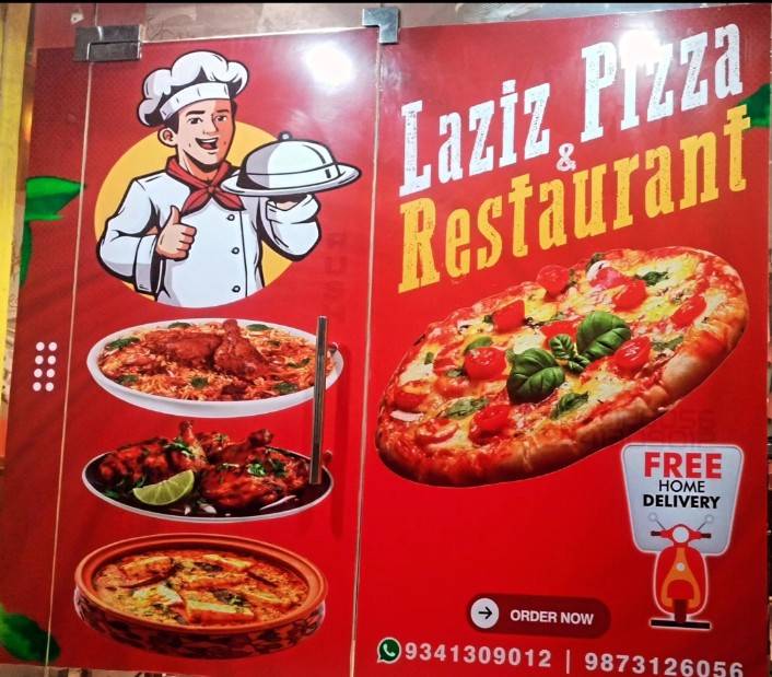 Menu at Laziz Pizza, Madhubani, Madhubani