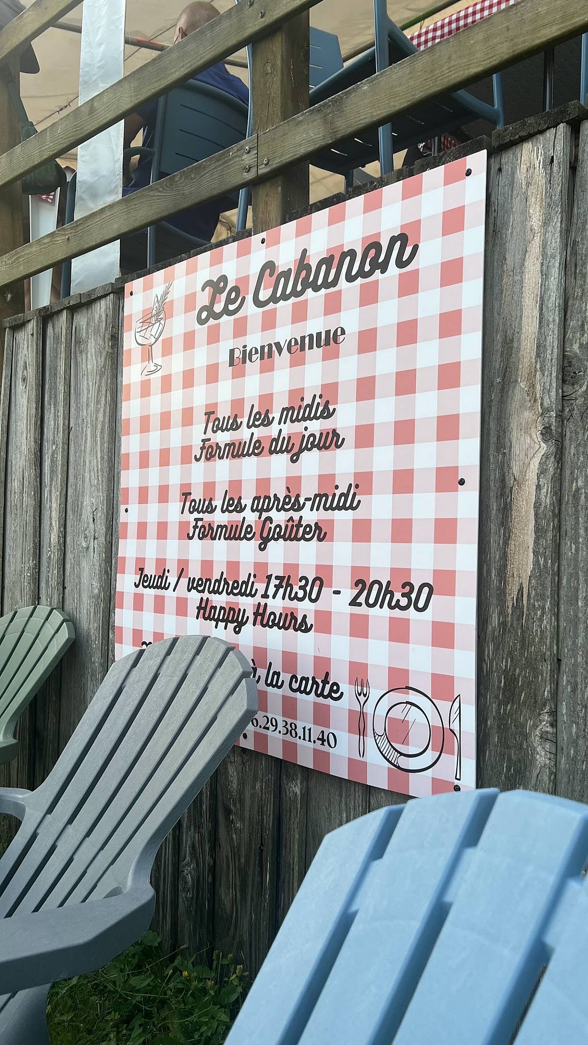 Menu au Le Cabanon restaurant, Sireuil