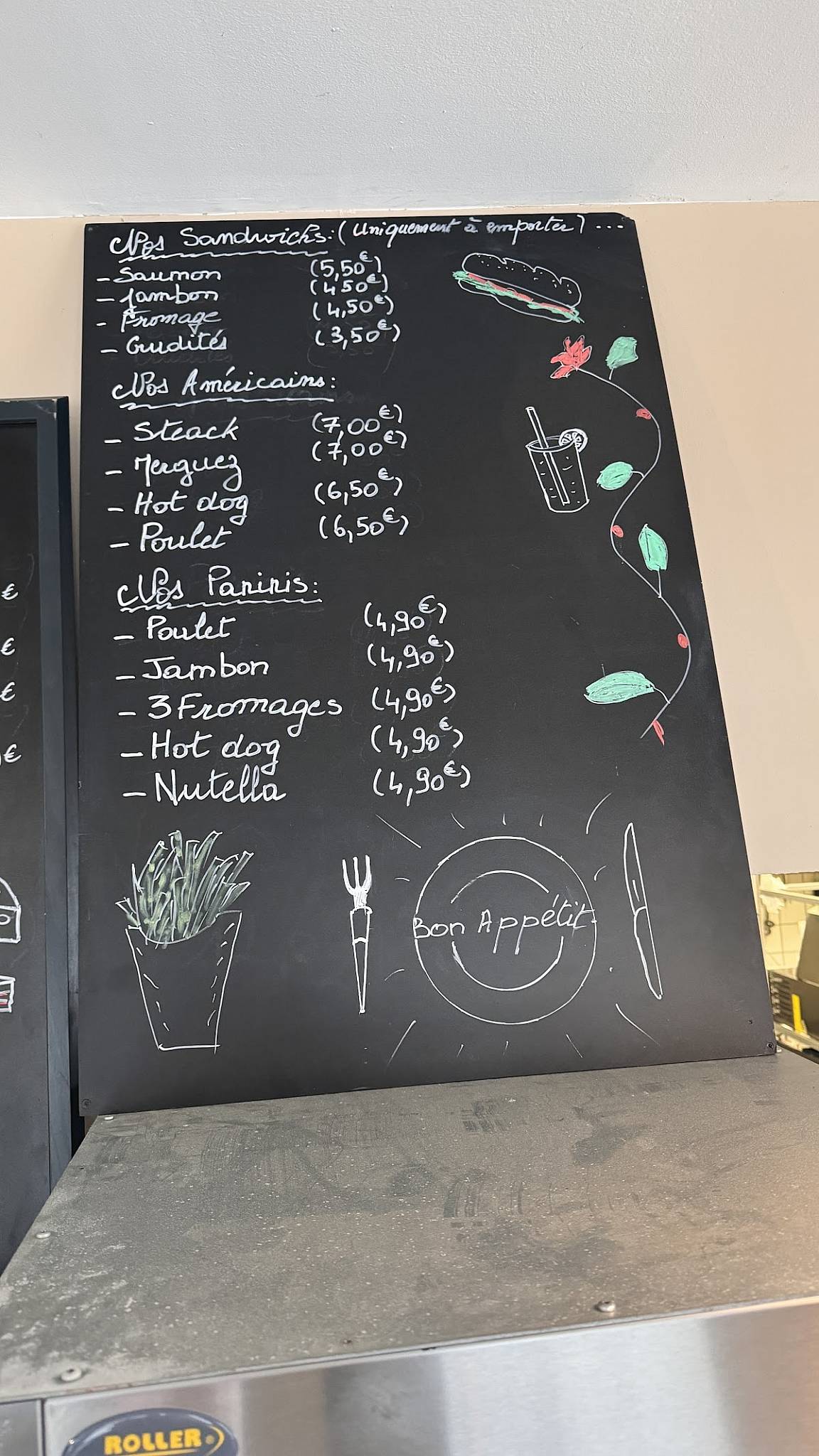 Menu au Le Dix Huit restaurant, Reims