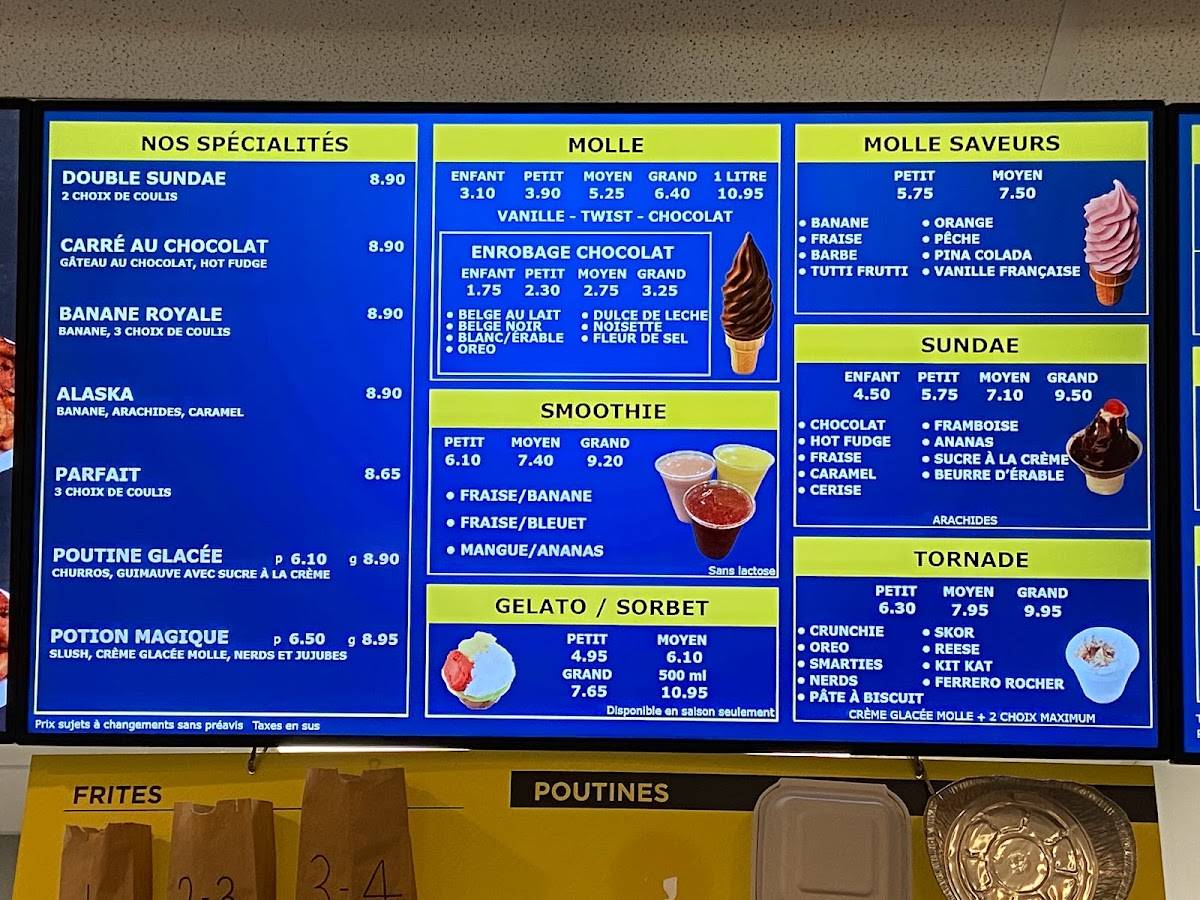 Menu au Le Laurier Restaurant/Crèmerie, Saint-Hyacinthe