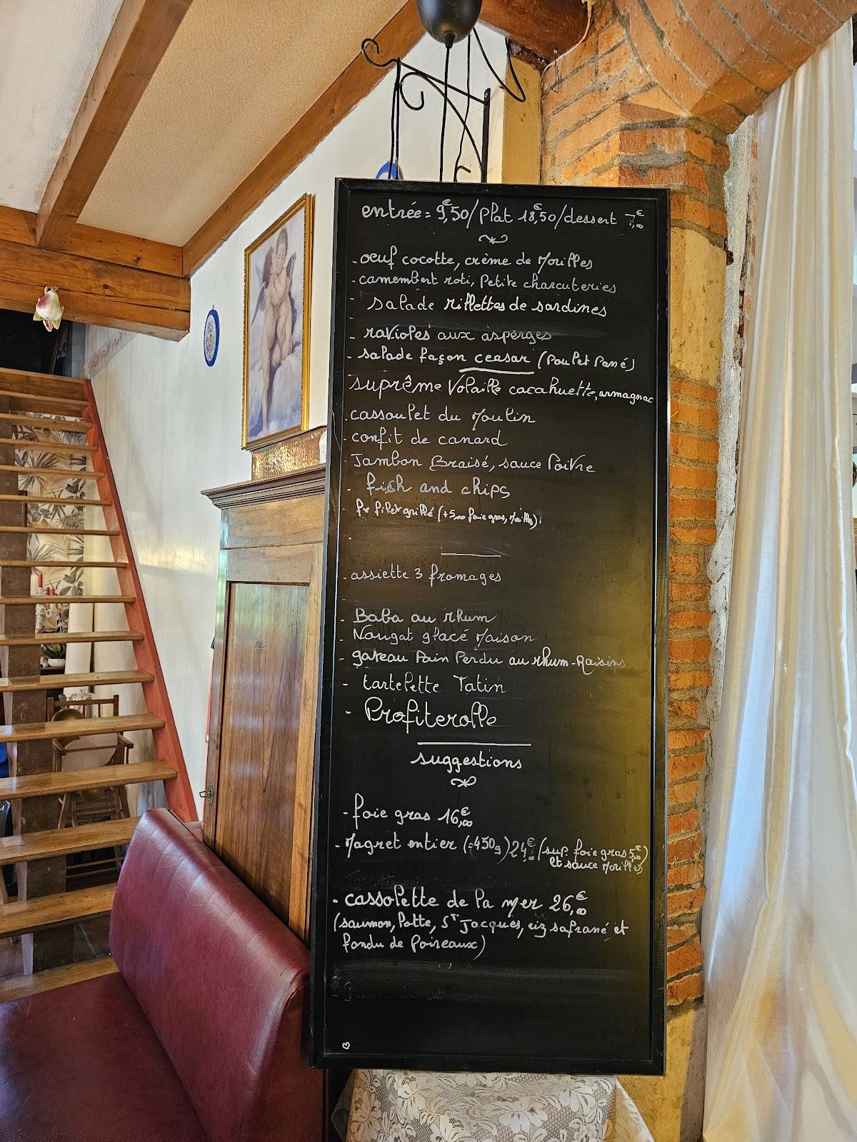Menu au Le Moulin d'Edmond restaurant, Gratens, D626