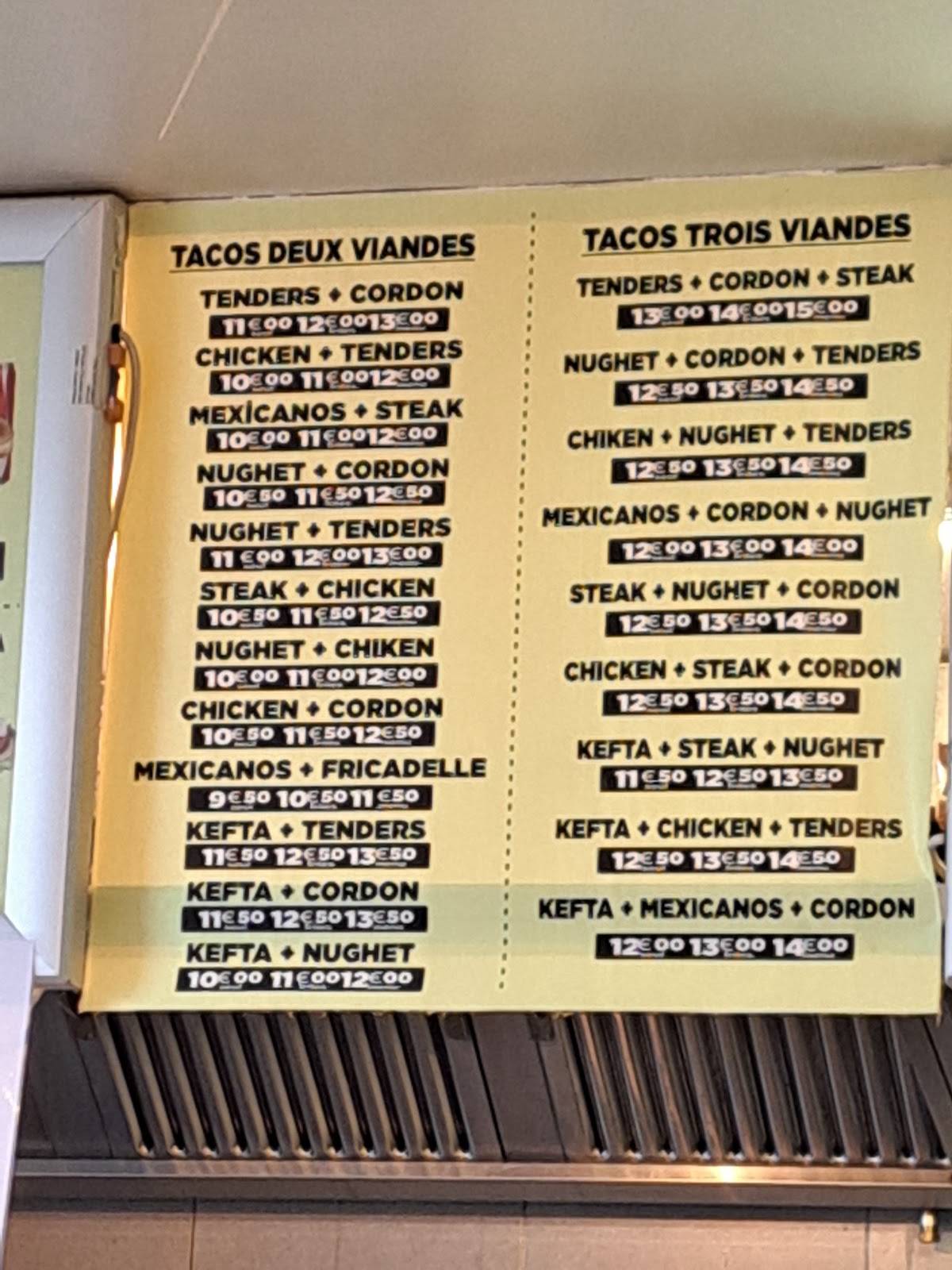 Menu au Le Pacha de Flines restaurant, Flines-lez-Raches