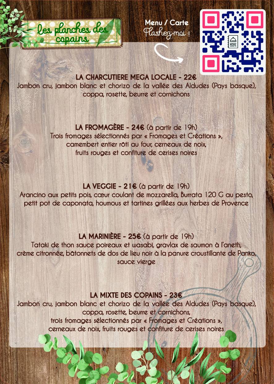 Menu au Le Troquet Garonne restaurant, Toulouse