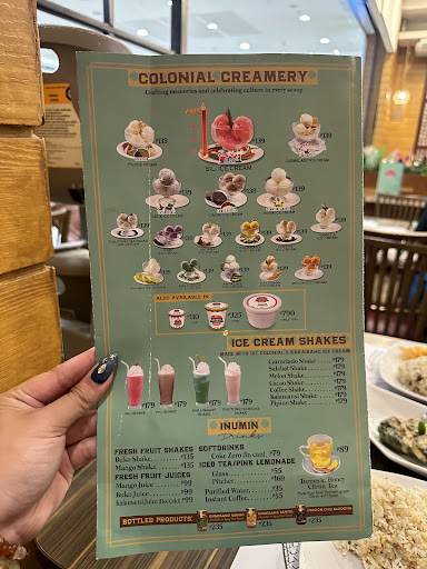 Menu at 1st Colonial Grill restaurant, Legazpi City, 4QW2+62M