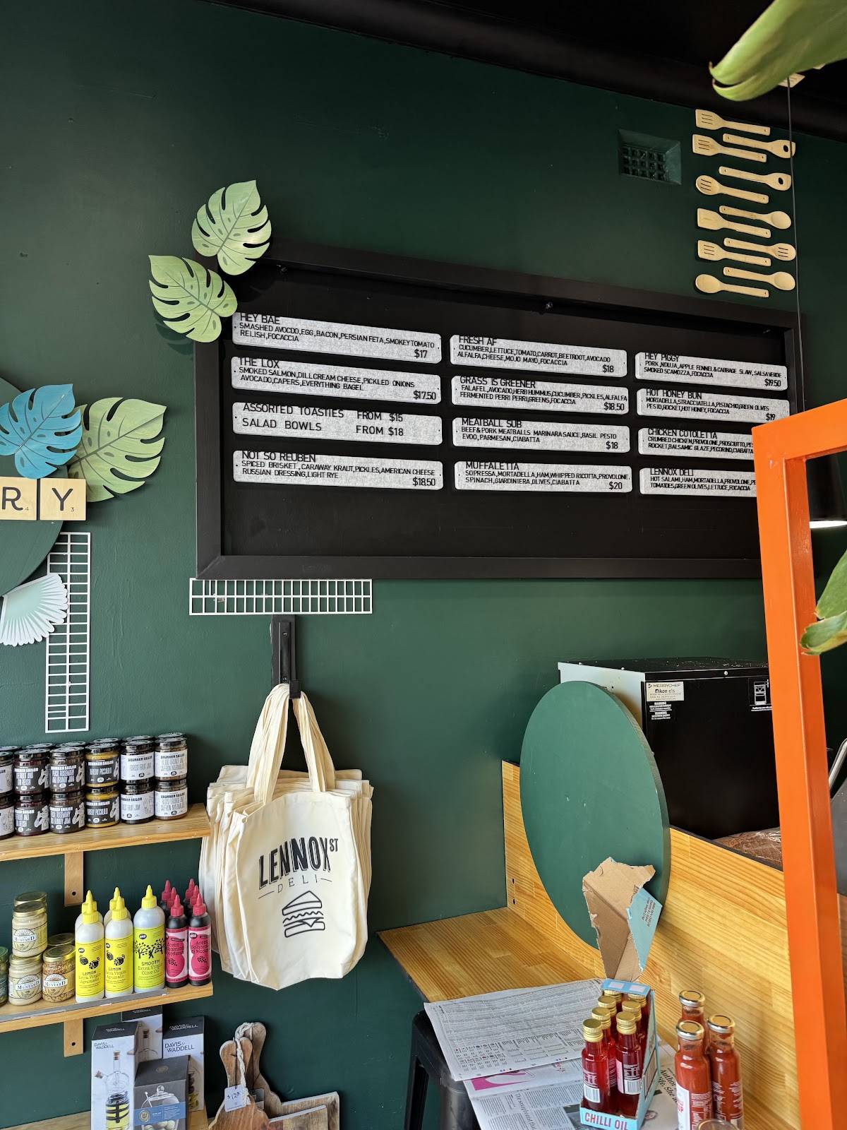 Menu at Lennox St Deli, Moonee Ponds