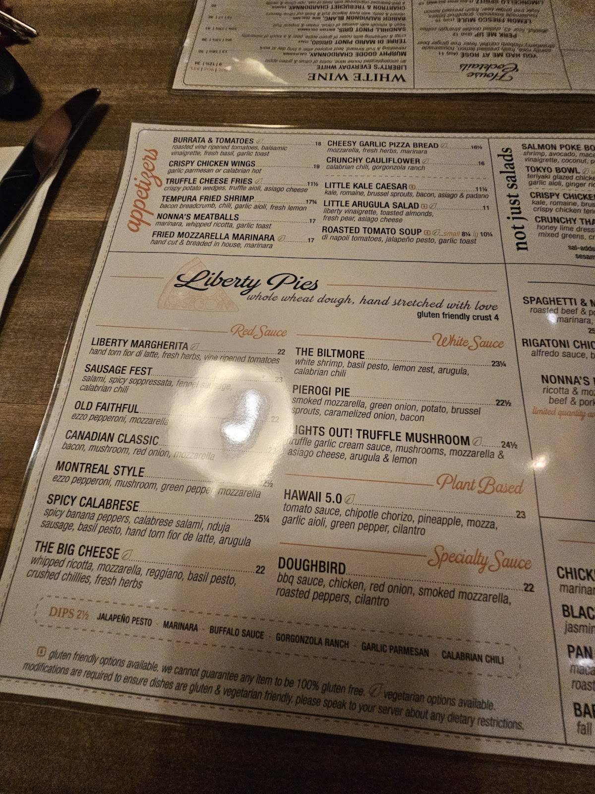 Menu at Liberty Kitchen Belmont restaurant, Langford