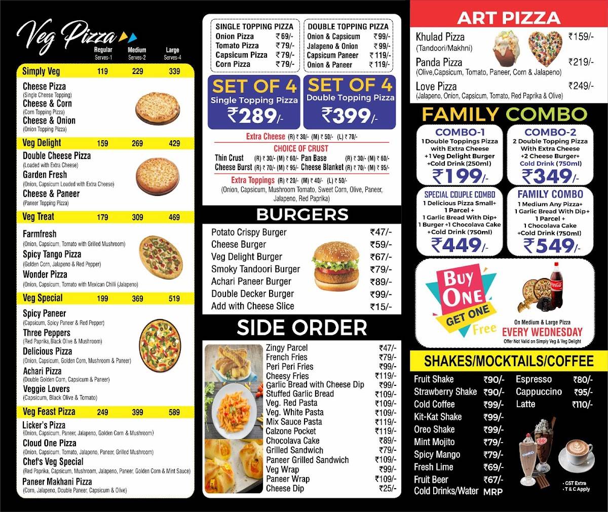Menu at Licker's - Your Ultimate Pizza and Chinese Restaurant, Pinjore