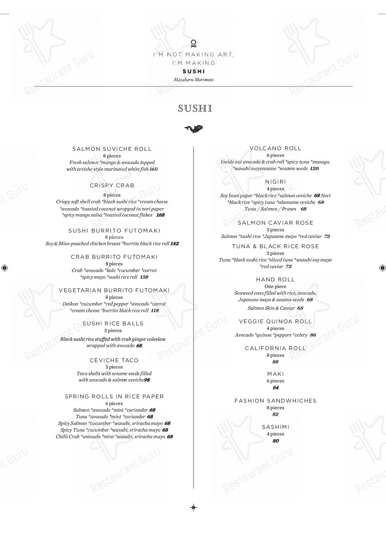 Menu at Life Grand Cafe Mall of the South, Johannesburg South