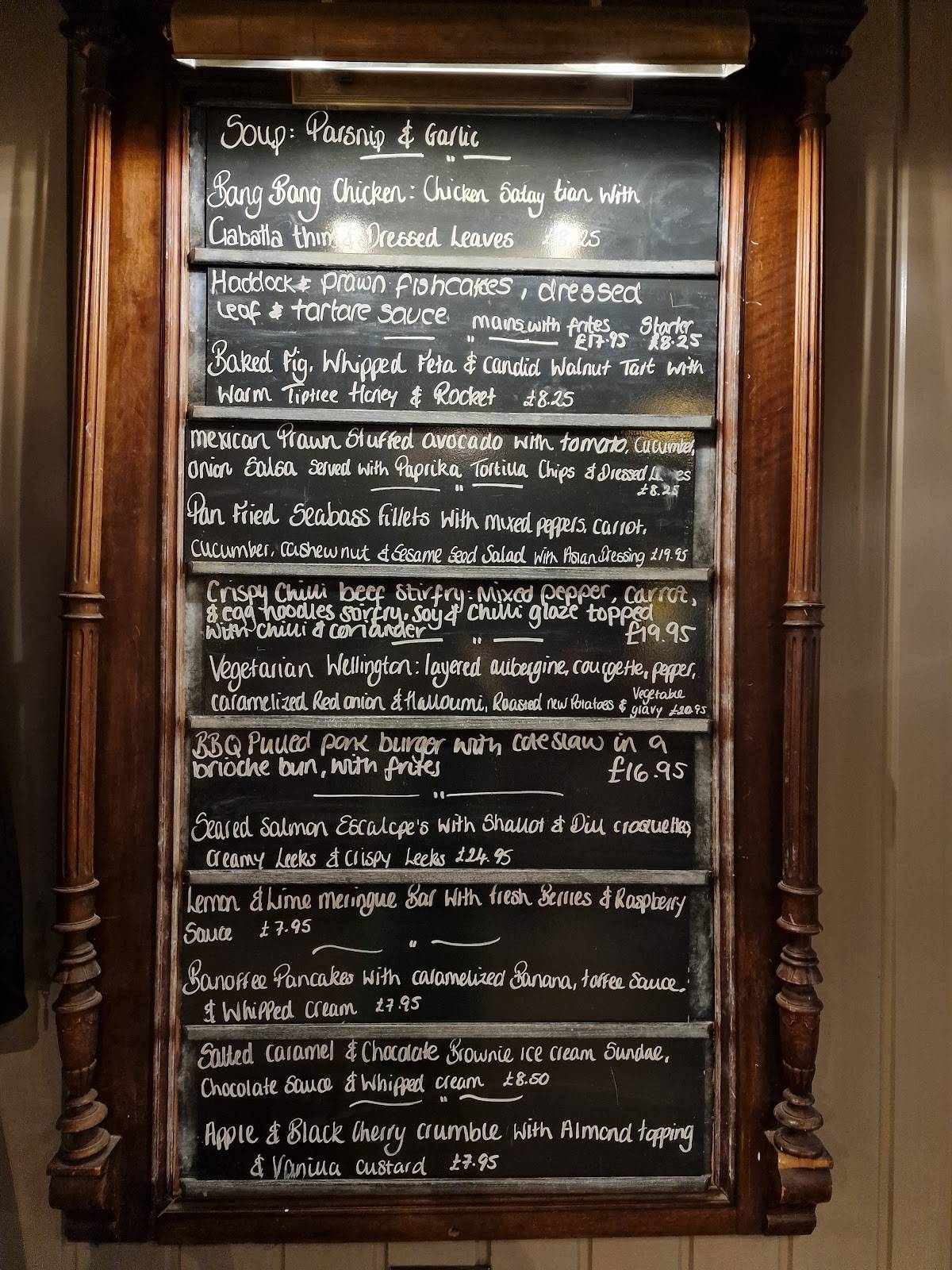 Menu at Lion - Boreham restaurant, Chelmsford