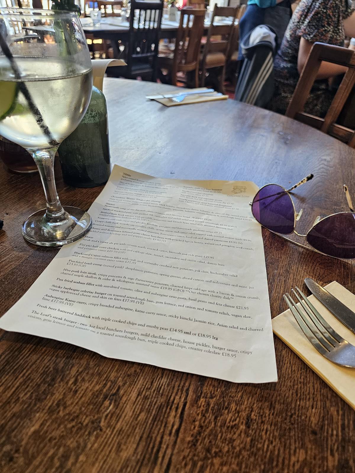 Menu at The Cottage Loaf pub & bar, Llandudno