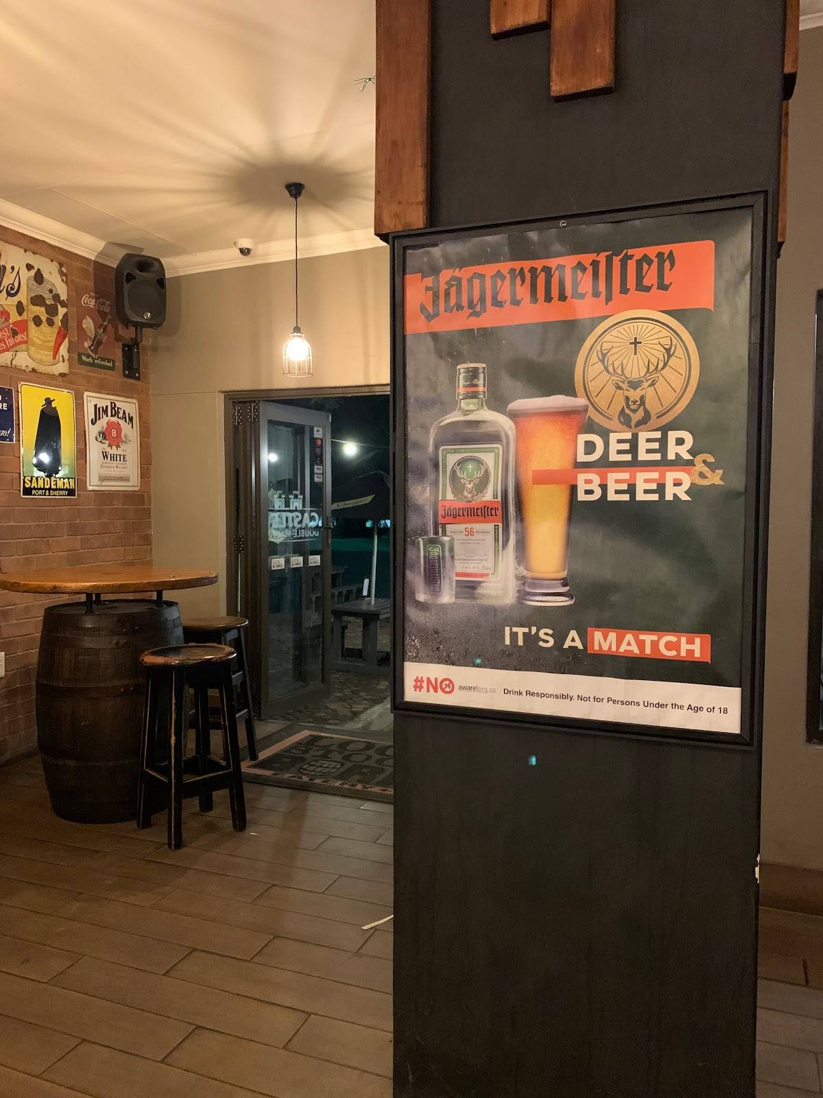 Menu at Lock Stock & Barrel, Vereeniging