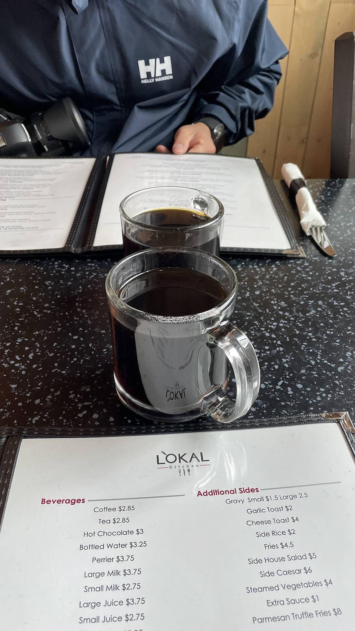 Menu at Lokal Kitchen restaurant, Sylvan Lake