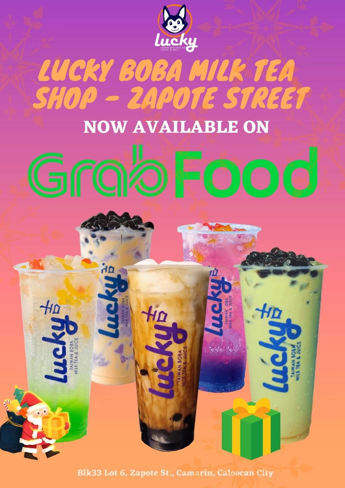 Carta del restaurante Lucky Boba Milk Tea Zapote, Caloocan