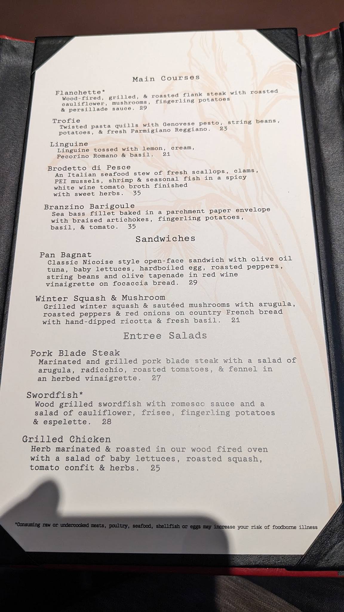 Menu at Lupi & Iris pub & bar, Milwaukee