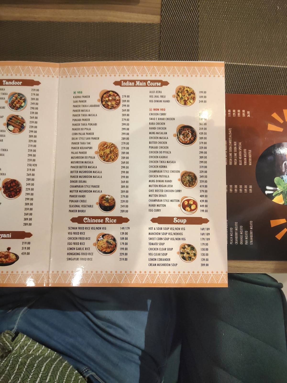 Menu at MG CAFE & RESTRO SWAD-E- BIHAR, Patna