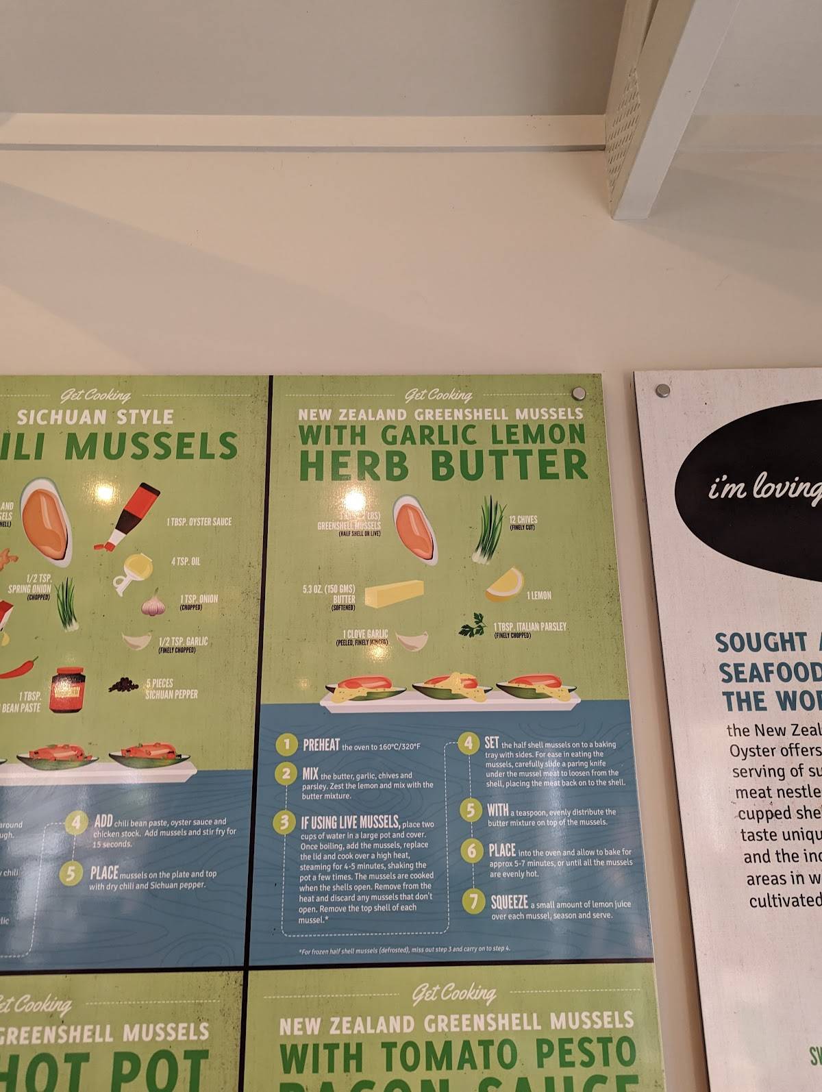 Menu at MINOS MUSSEL KITCHEN restaurant, Coromandel, The 309 Rd