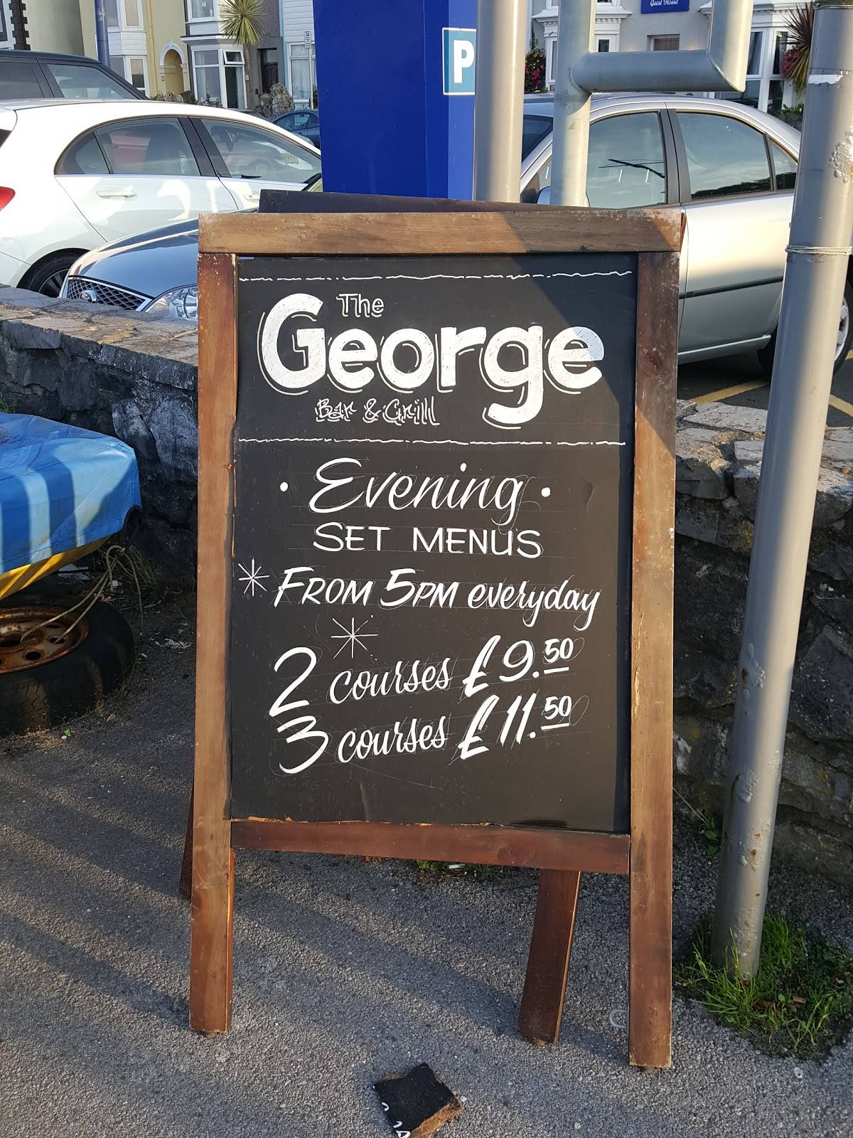 Menu at MK at The George pub & bar, The Mumbles