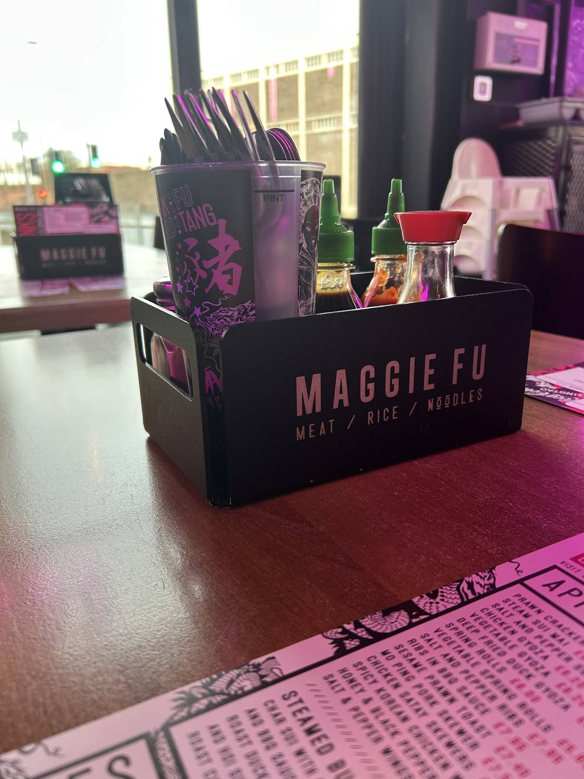 Menu at Maggie Fu restaurant, Liverpool, 346 Smithdown Rd