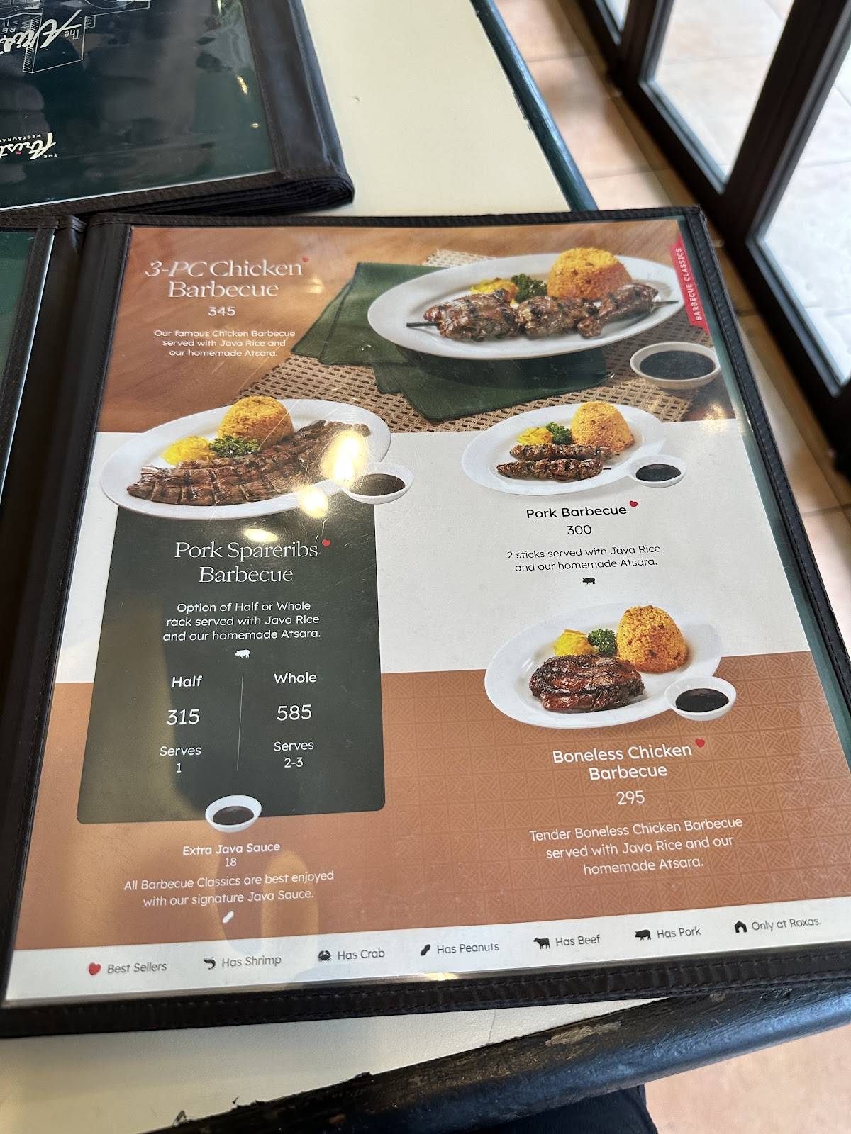Menu at The Aristocrat Restaurant - Jupiter, Makati, 146 Jupiter