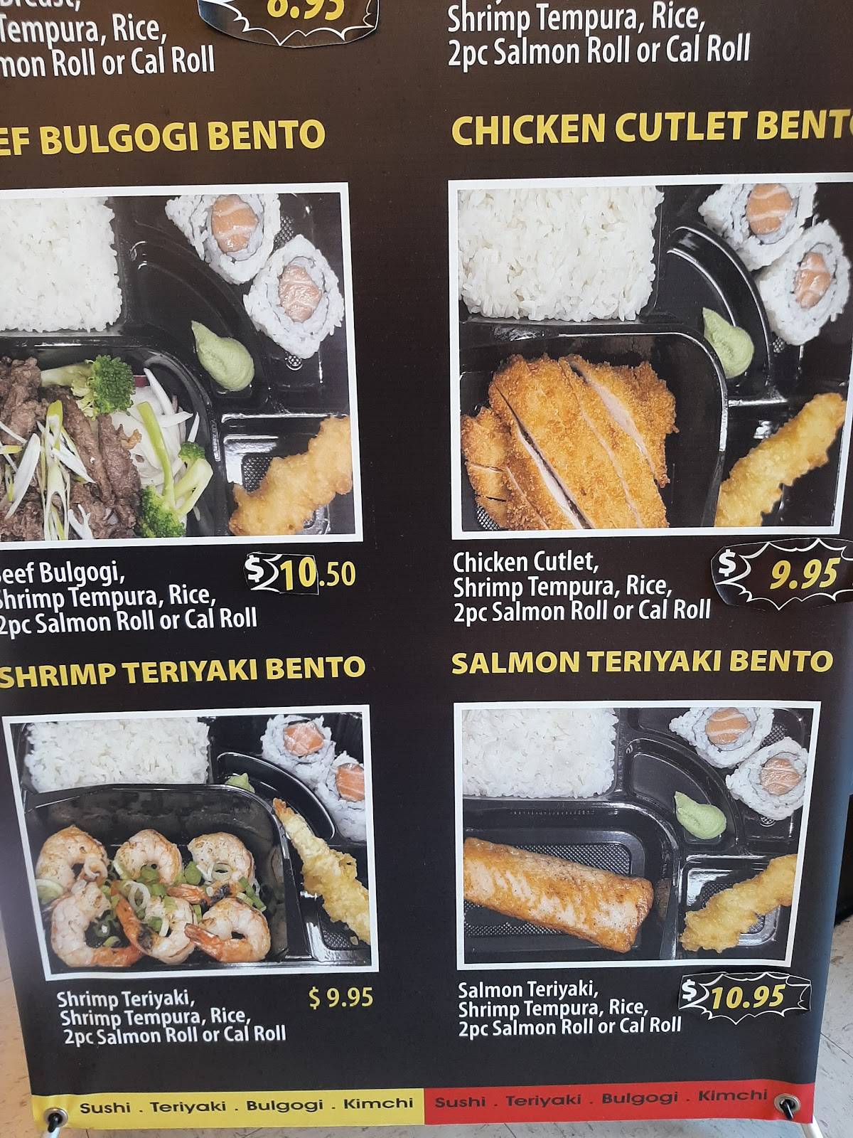 Menu at Maki Boy Las Colinas restaurant, Irving, N Belt Line Rd Ste 110