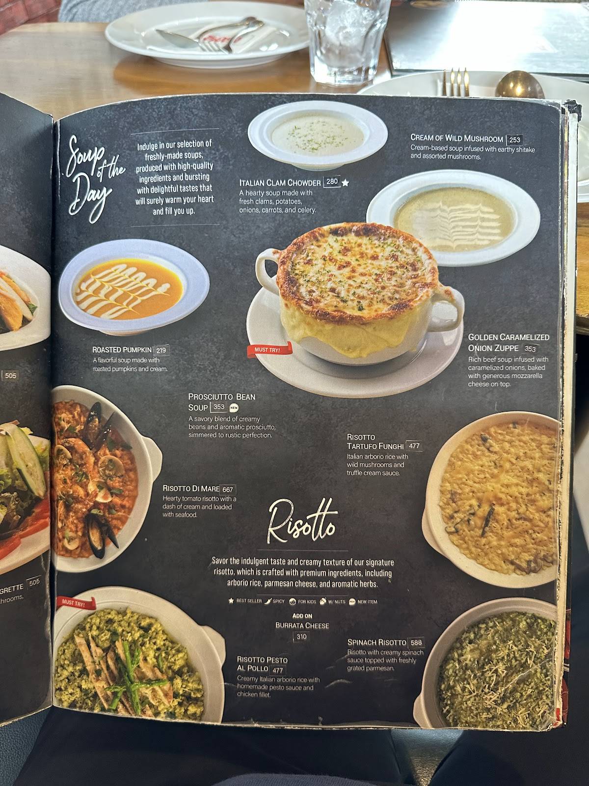 Menu at Mama Lou's Italian Kitchen - Sky Ranch, Tagaytay restaurant, Silang
