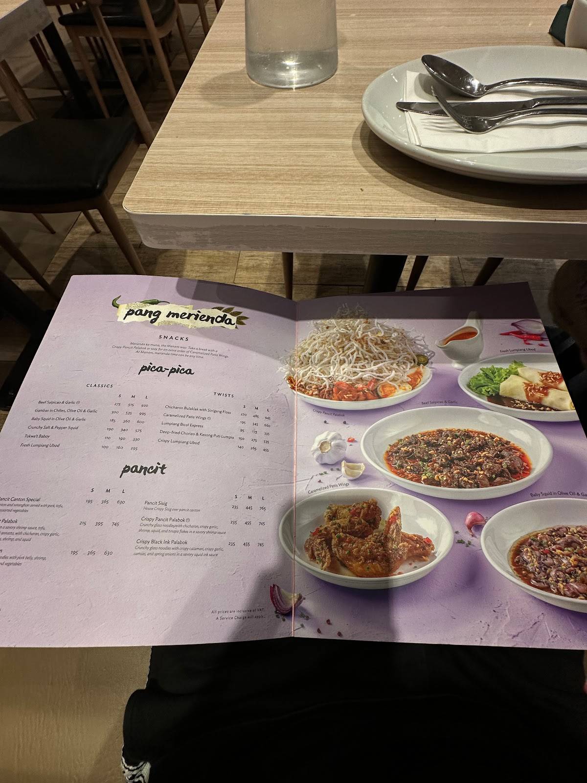 Menu at Manam Cafe Megamall, Mandaluyong, 3/F Mega Fashion Hall