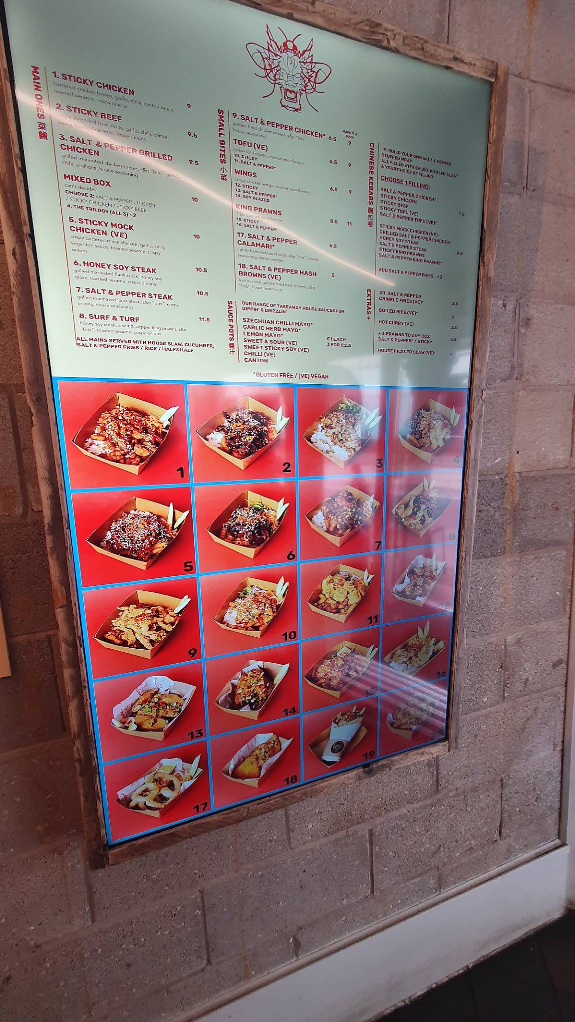 Menu at Salt & Pepper restaurant, Manchester, 60-62 High St