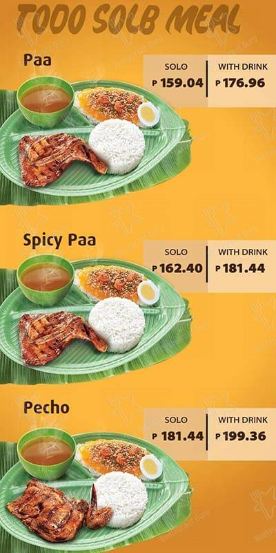 Menu at Mang Inasal Circuit restaurant, Makati, Ground Flr Circuit Makati