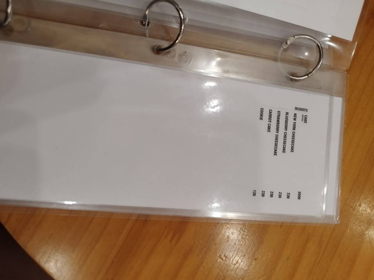 Menu at Cafe Roo Malate - Premium Rooftop Cafe, Manila